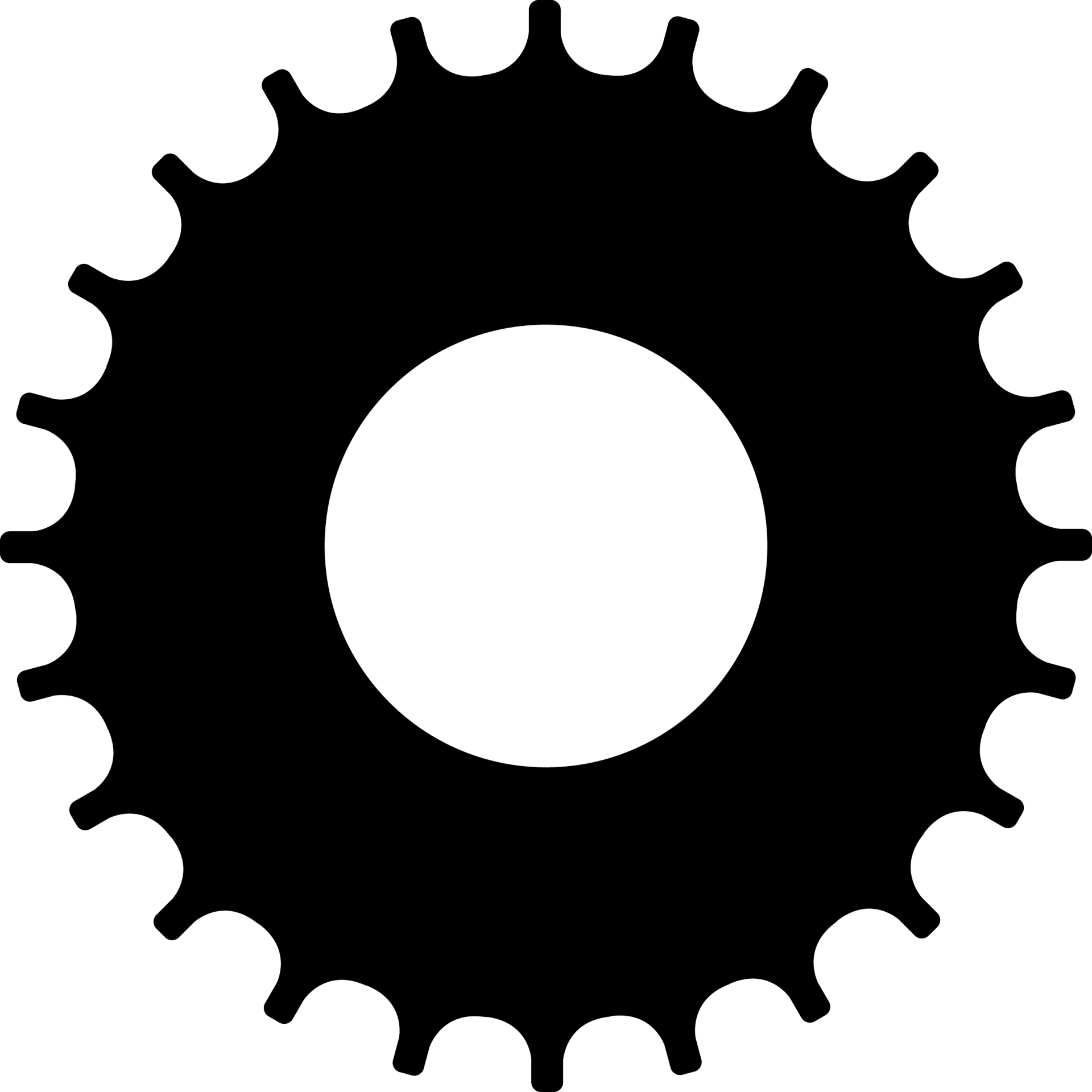 Gears Silhouette PNG Clip-art and Vector Set - MyFreeDrawings